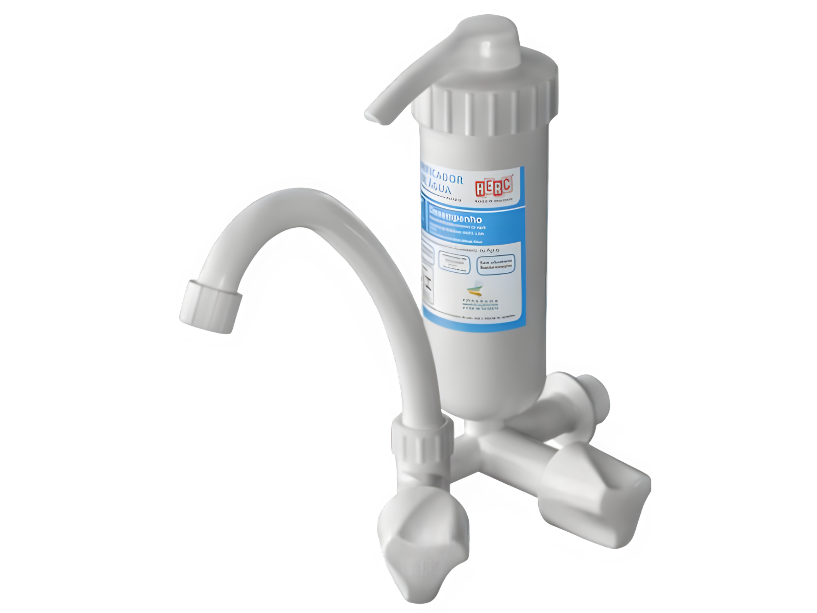 TORNEIRA COM FILTRO HERC PVC MOVEL PLUS CINZA 2881 | Casa Cardão