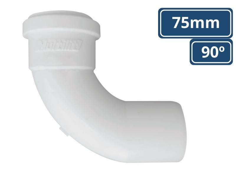CURVA ESGOTO MULTILIT CURTA 90 75MM | Casa Cardão